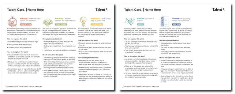 Unlock Employee Development With the Talent Card® - Talent Plus